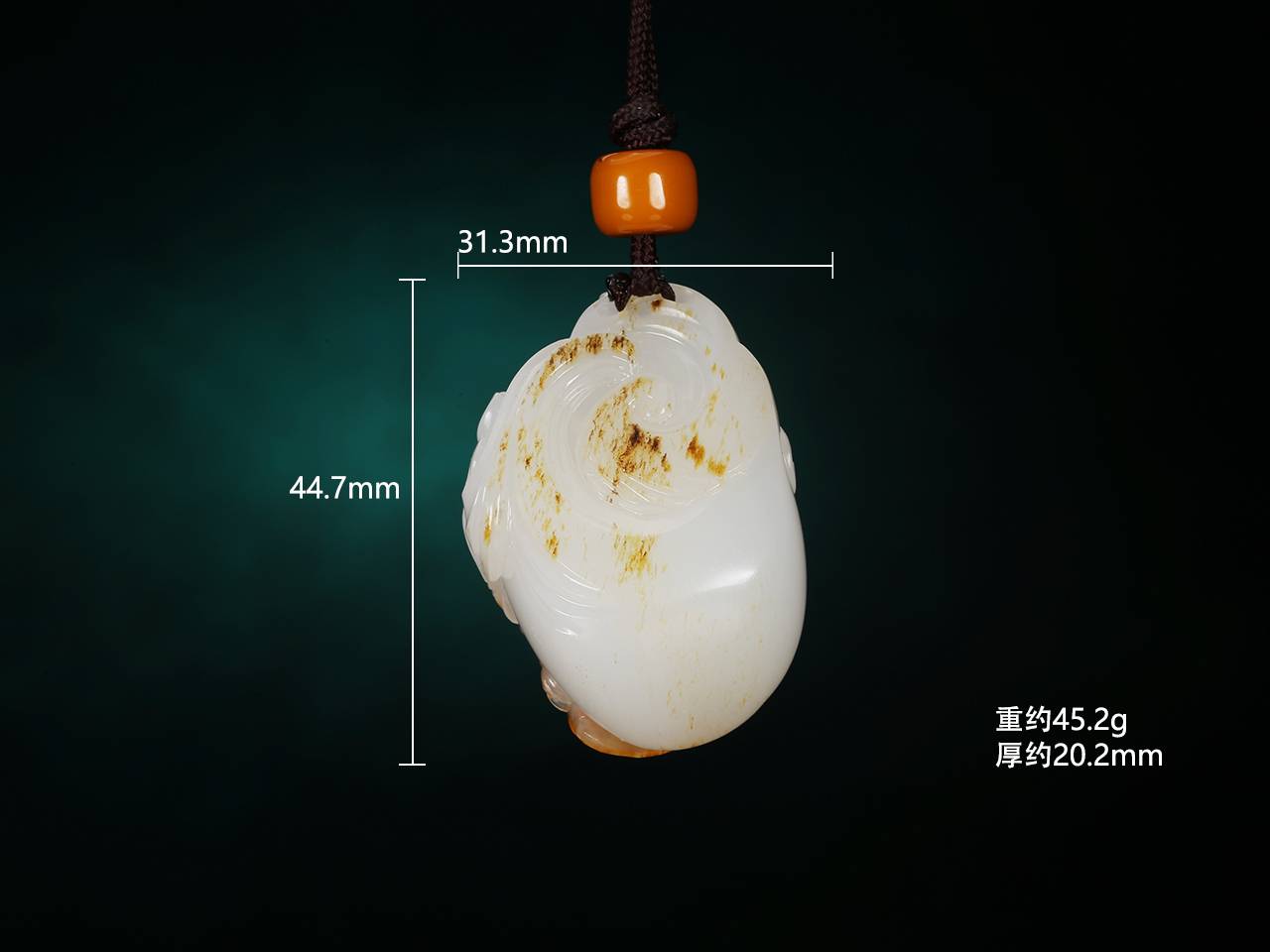 Baidian jade carving, Shanghai-style master Dingzhen craftsmanship, Cui ...