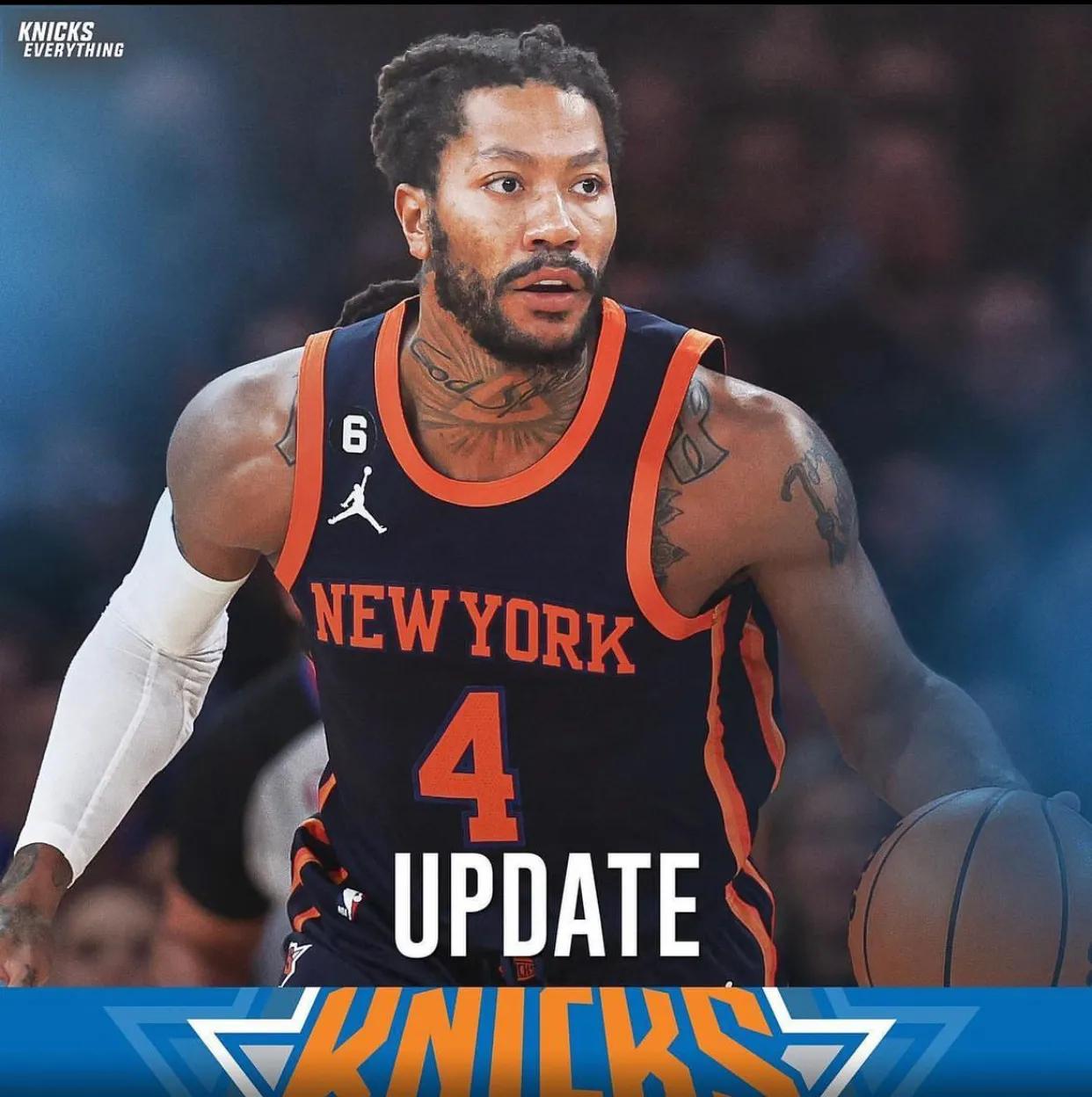 Knicks do not exercise Rose's $15.6 million team option, Rose will ...