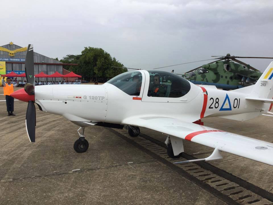 The three types of trainers used by the Myanmar Air Force are only for ...