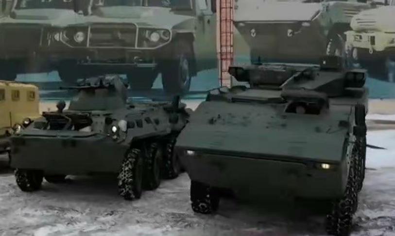 Russian Army Equipment - K-17 Boomerang armored infantry vehicle - iNEWS