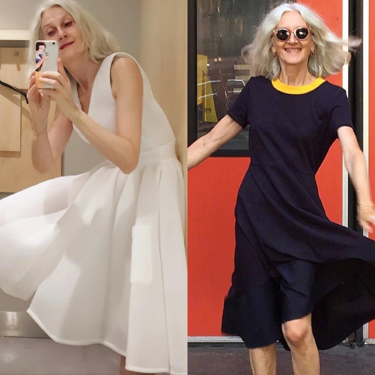 After watching the French grandma's dress, age anxiety was instantly ...