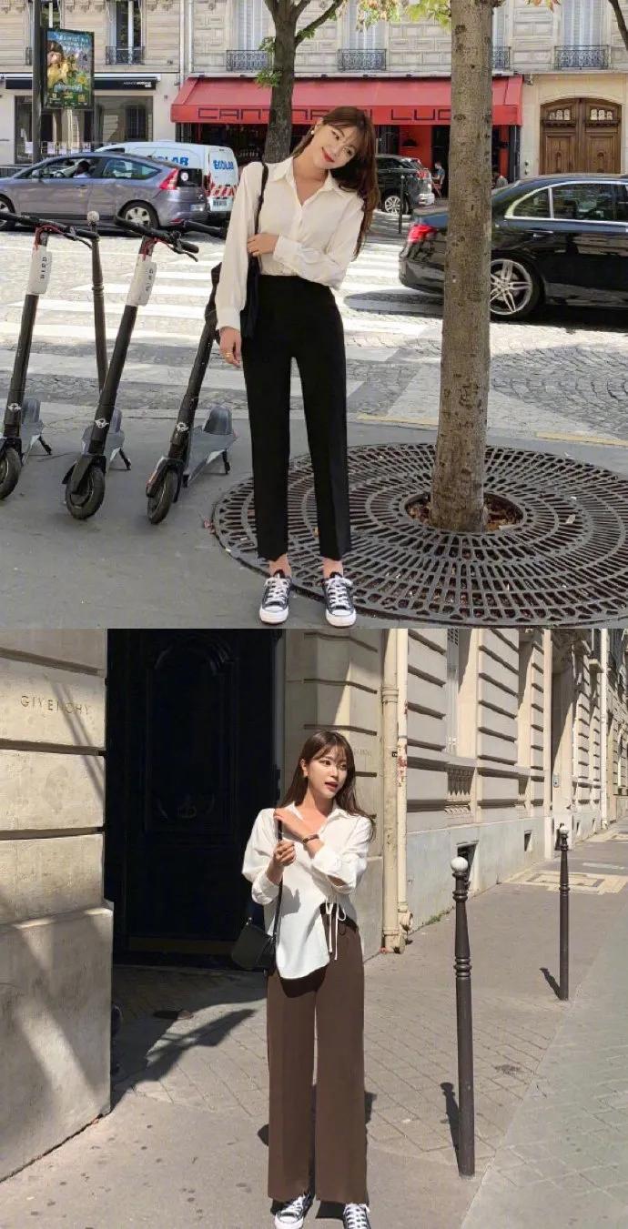 Simple and atmospheric Korean style, fresh and elegant daily wear ...