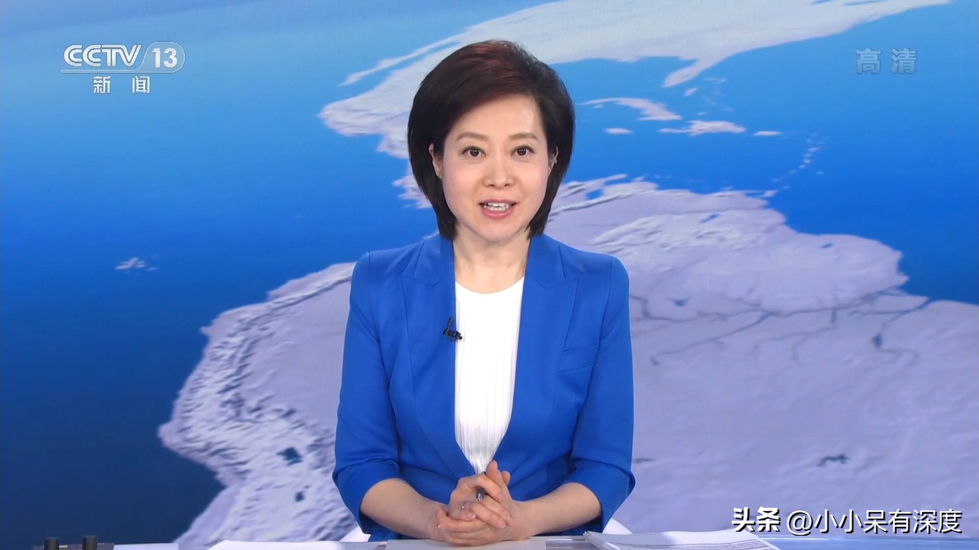 A recent photo of CCTV beauty anchor Zhang Lu, Zhang Lu in life is far ...