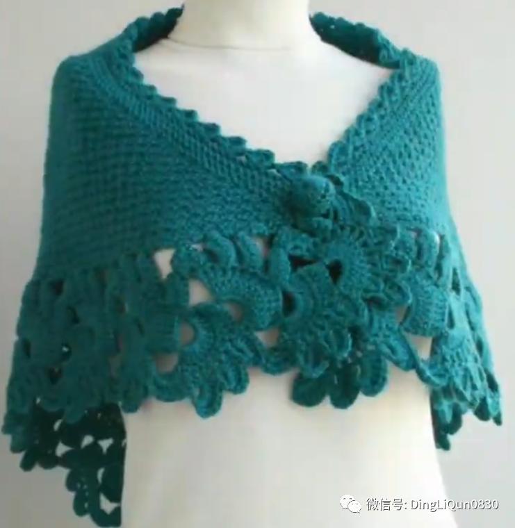 "Knitting Works" 20 warm fancy shawl pattern designs - iNEWS