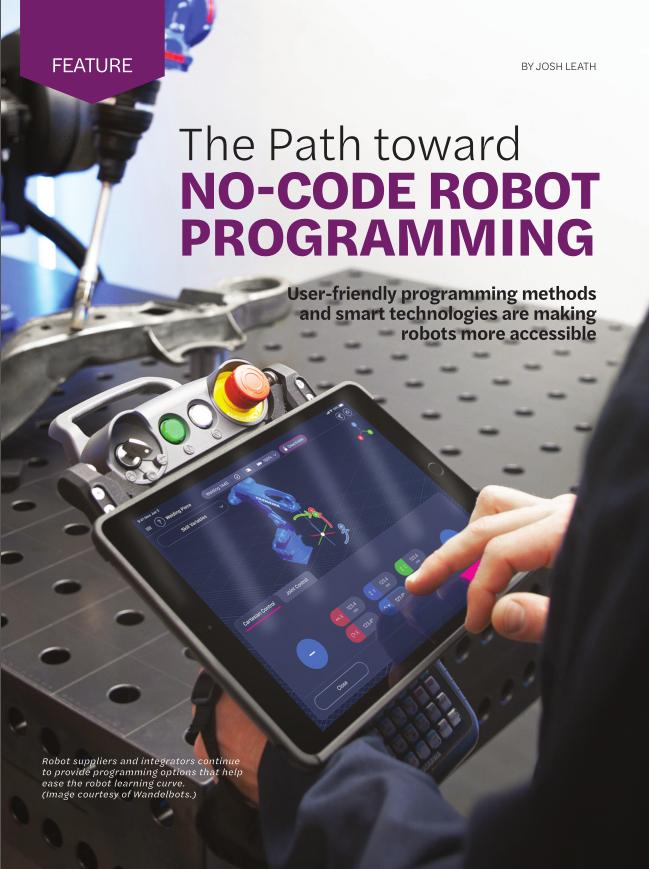 The Road to Codeless Robot Programming - iNEWS