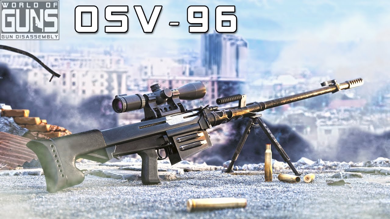 Russian OSV-96 "Nutcracker" heavy semi-automatic sniper rifle - iNEWS