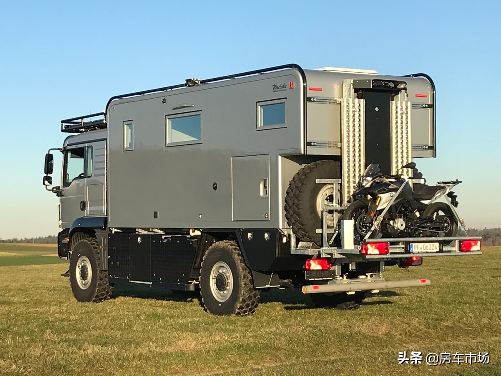 MAN MAN four-wheel drive heavy truck RV, 6.8 liter diesel high ...