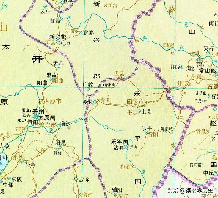 Through the map, understand the historical changes of Yangquan City ...