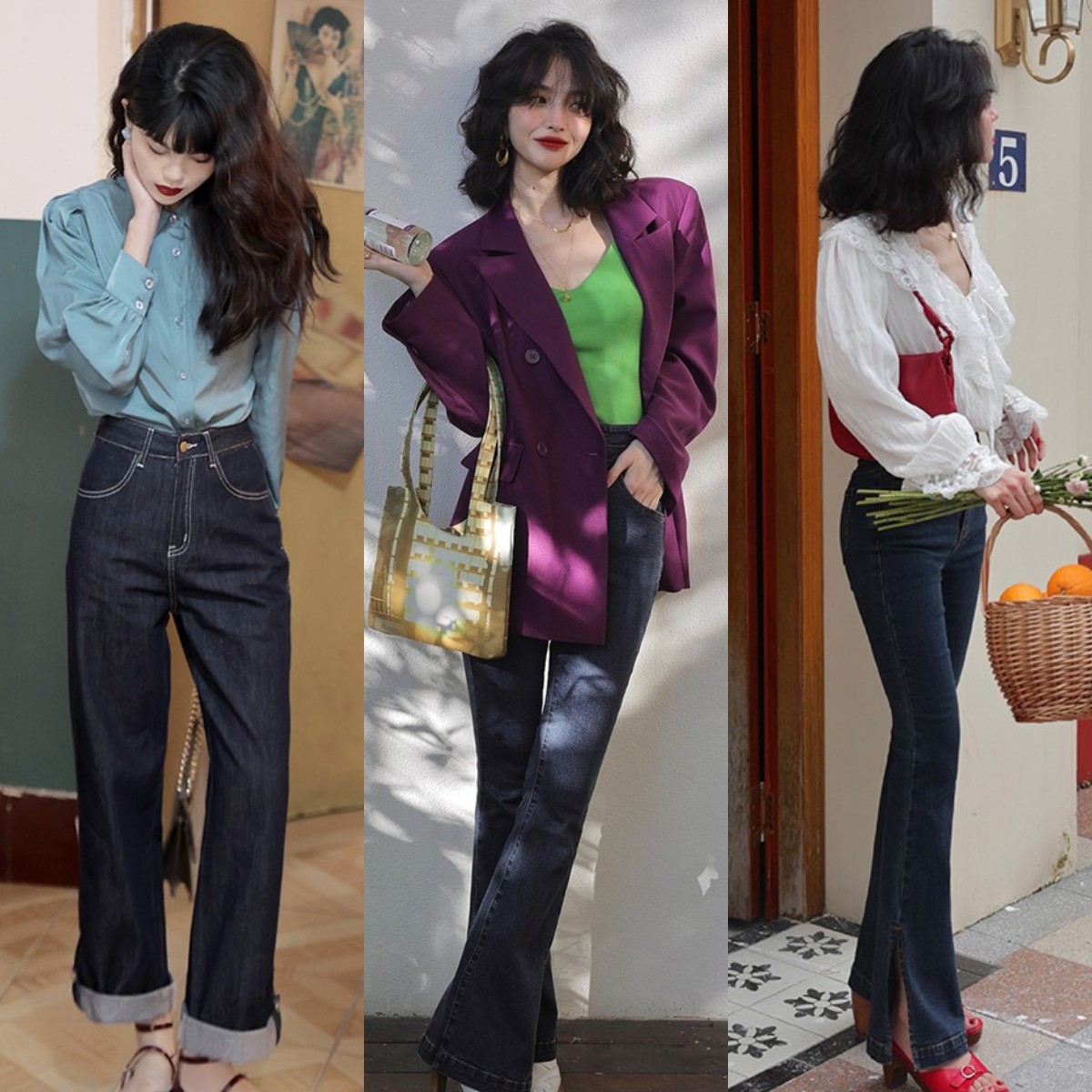 This year, there is a popular way to wear it, called: short top + high ...