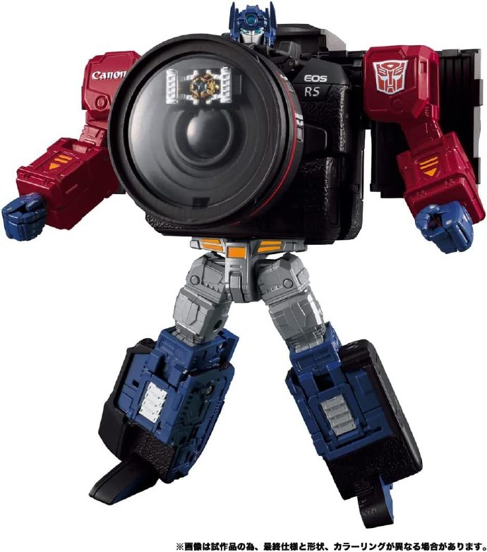 Optimus Prime can also change into a camera?Canon and Transformers co ...