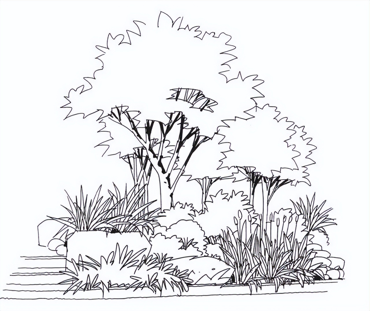 How to draw a landscape by hand?very detailed information - iNEWS