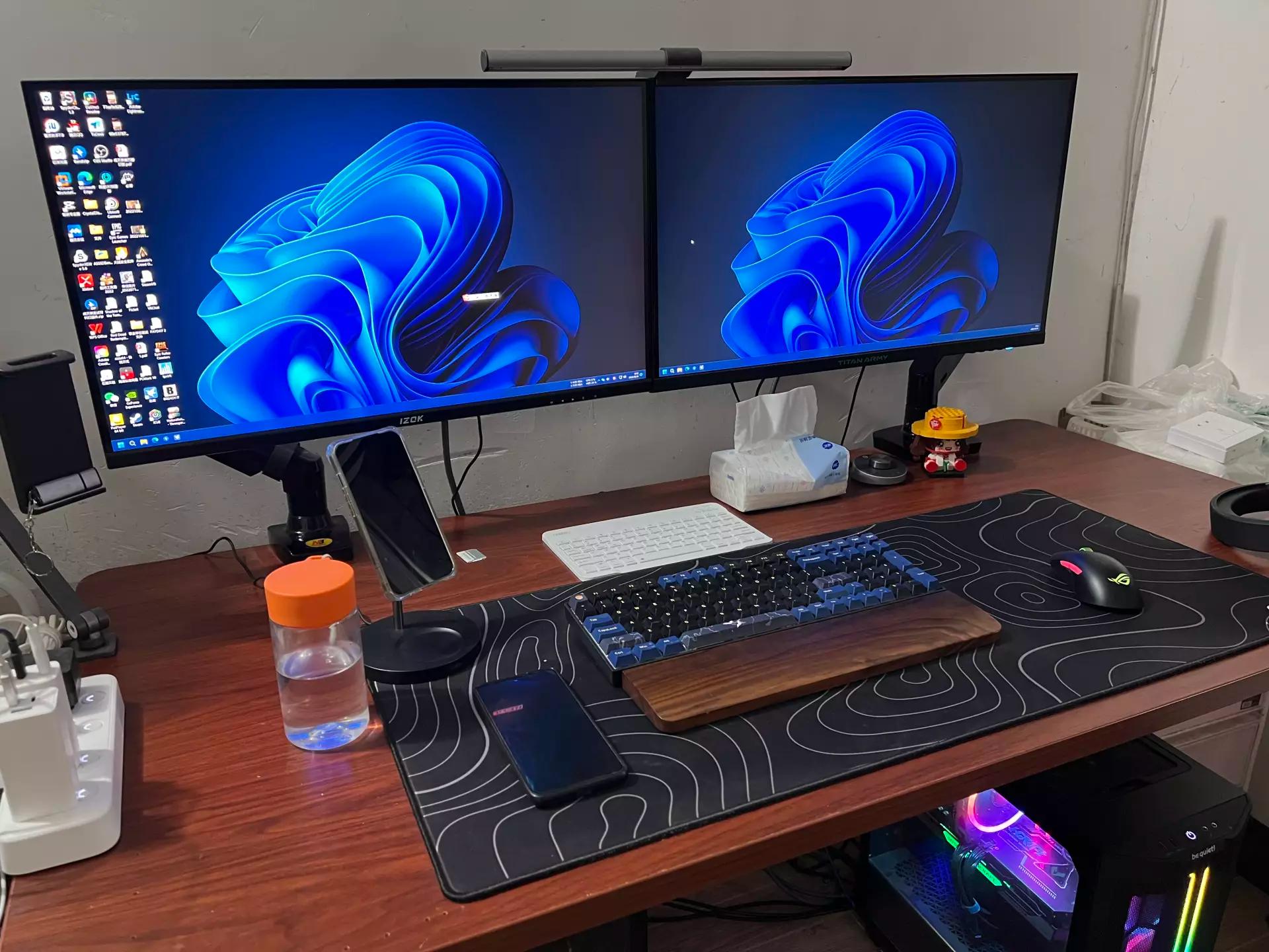 Have you seen the 7680x2160 resolution?27-inch dual-screen 4K desktop ...