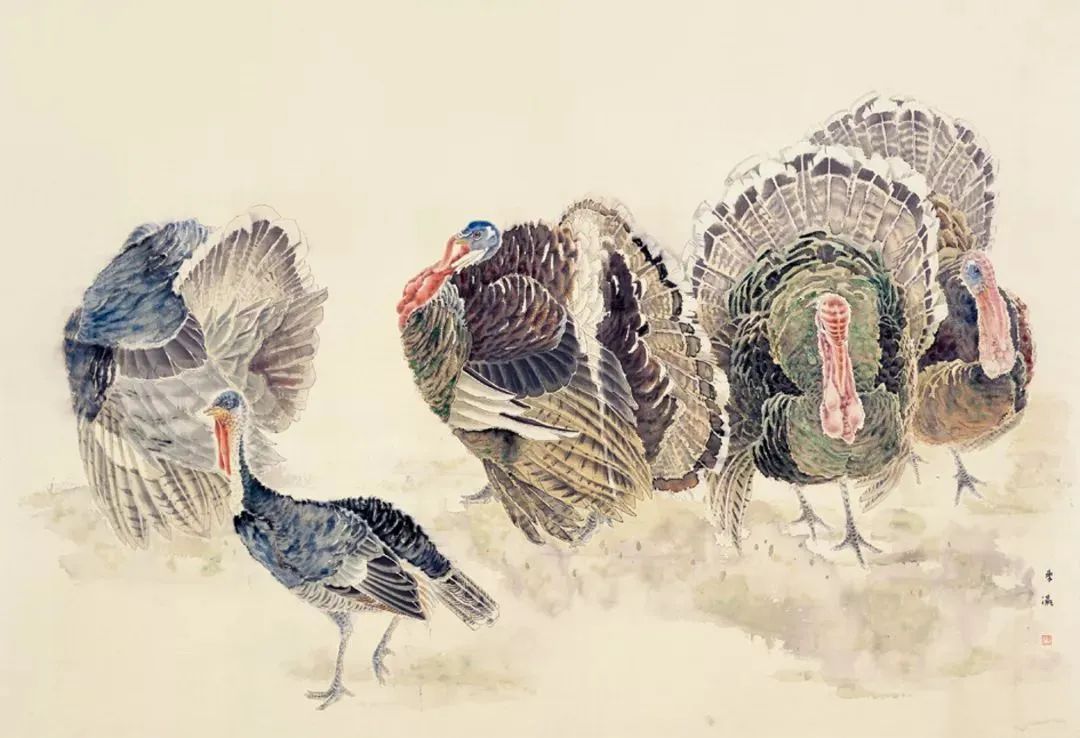 "Meaningful" state of all kinds - Liu Dongying fine brushwork flower ...