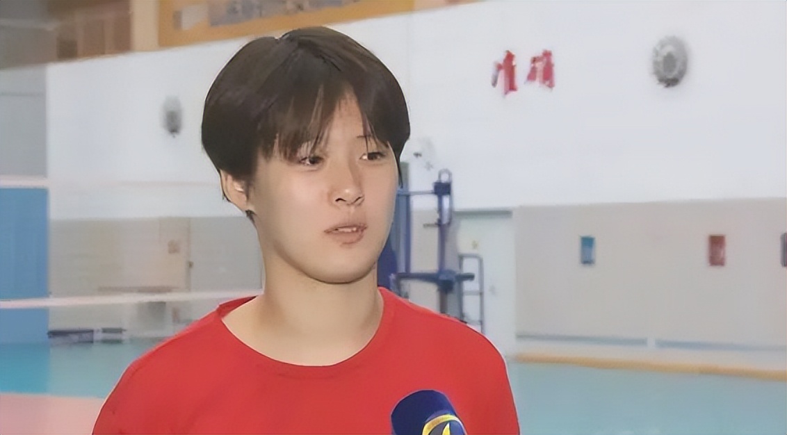 Tianjin youth women's volleyball team's deputy attacker Wang Yihan ...
