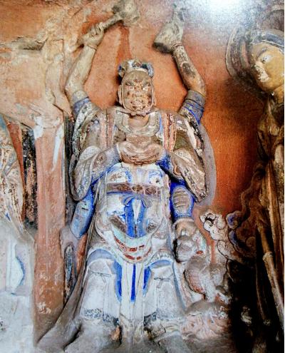 Episode 44 Dazu Rock Carving "Marshal Tianpeng" is more than 400 years ...