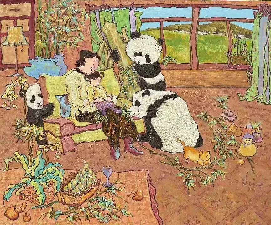 Appreciation of female painter Zhang Hong's oil paintings - iNEWS