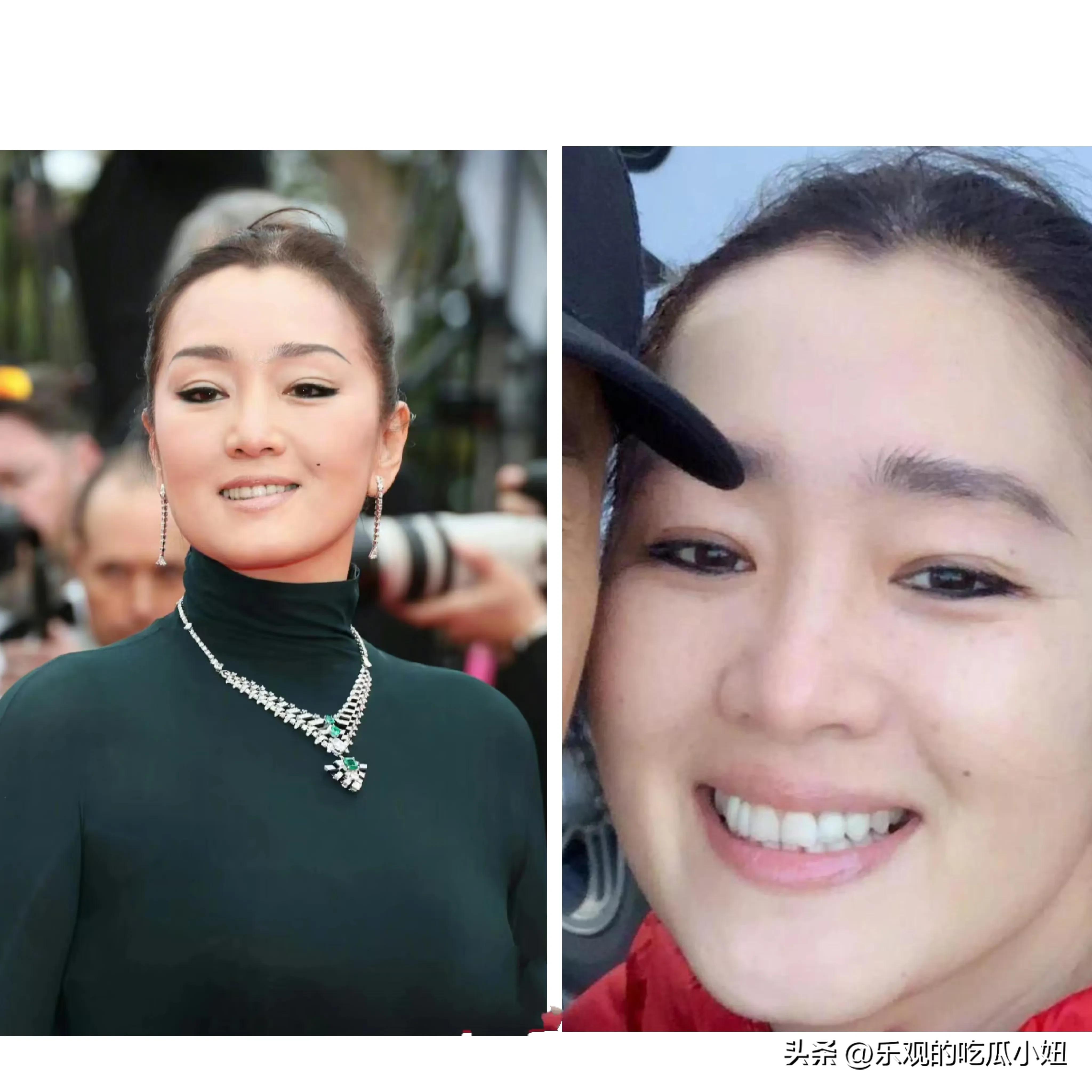 After Gong Li removes makeup, after Cecilia Cheung removes makeup ...