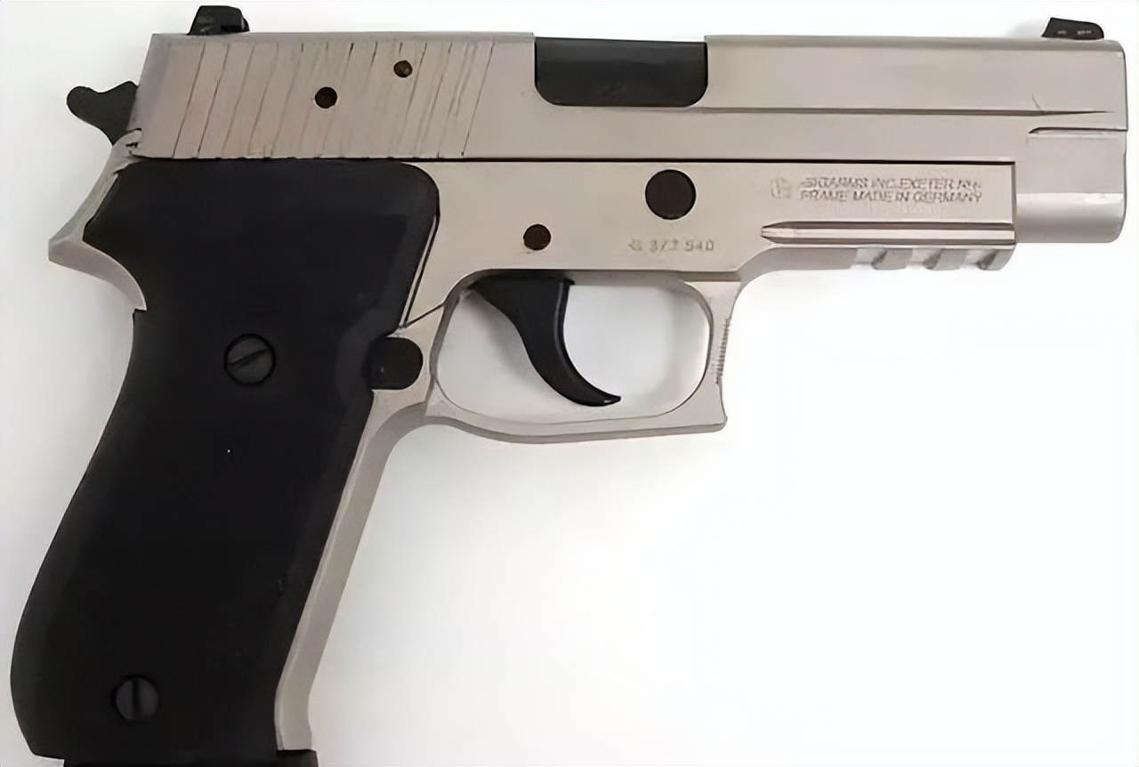 The popular classic SIG-P220 pistol regardless of military or police ...