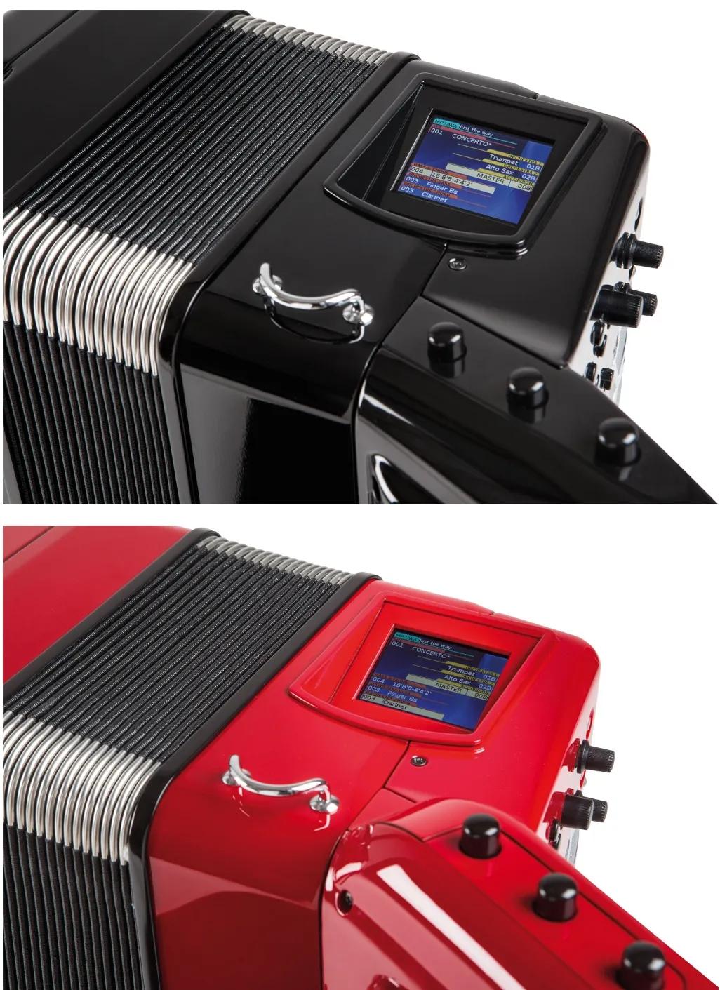 The accordion plays the magnificent acoustics of a symphony orchestra ...