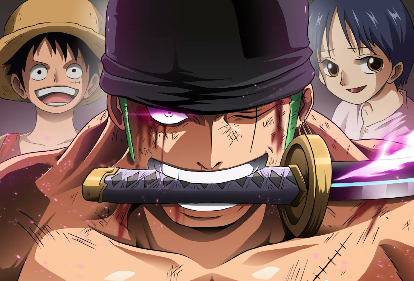 One Piece: Re-engraving the classics!Sauron successfully cut the dragon ...