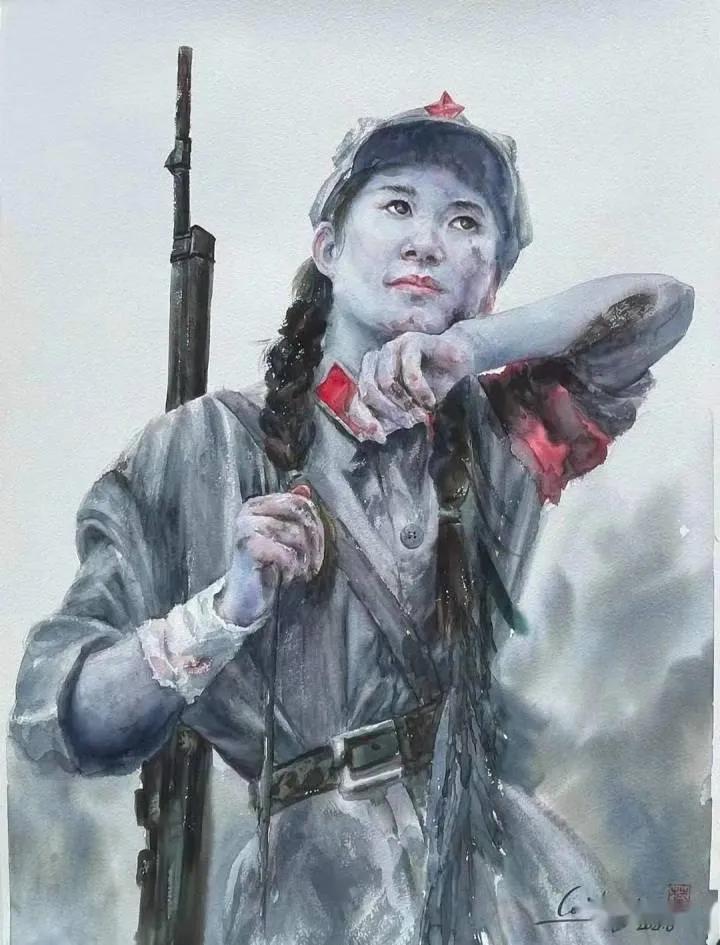 A 17-year-old Red Army female soldier was captured, raped by Ma Bufang ...