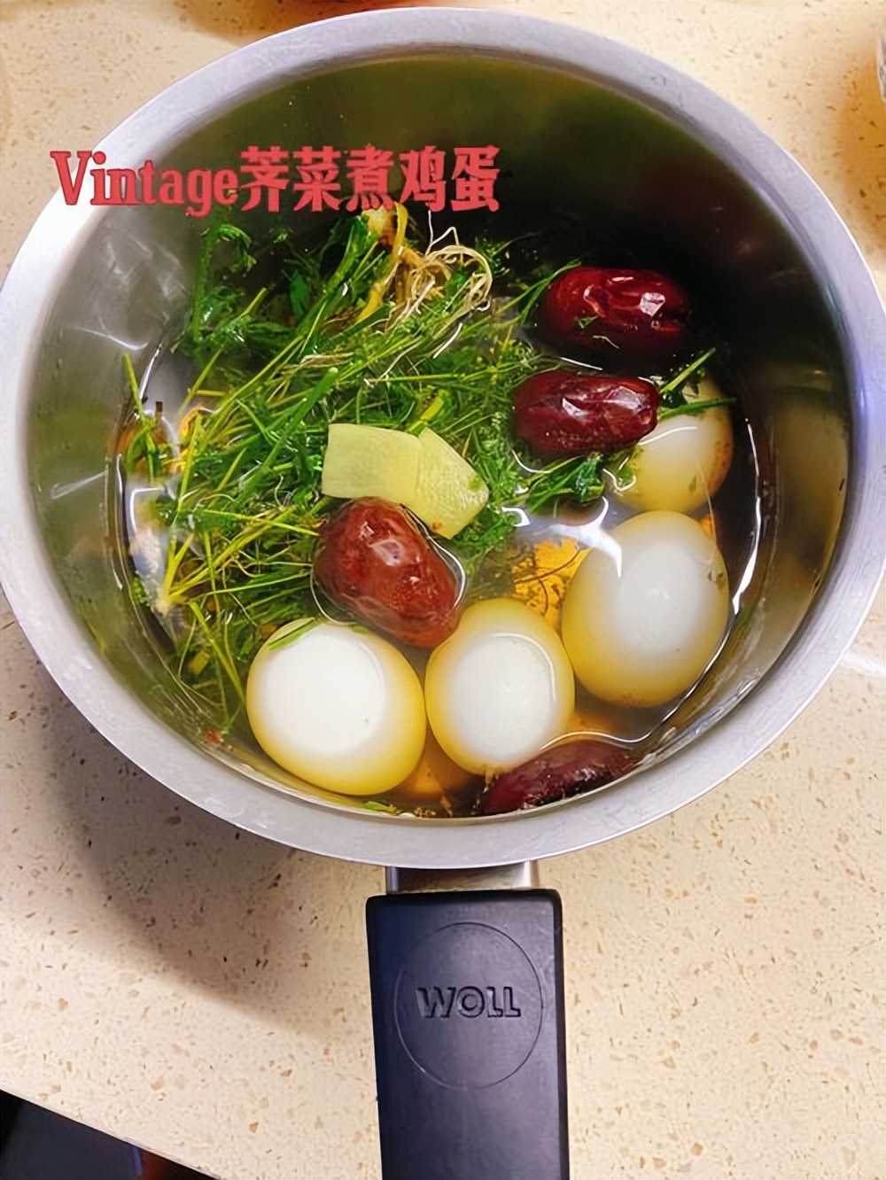 Shepherd's purse boiled eggs, I didn't expect it to be so powerful, and ...