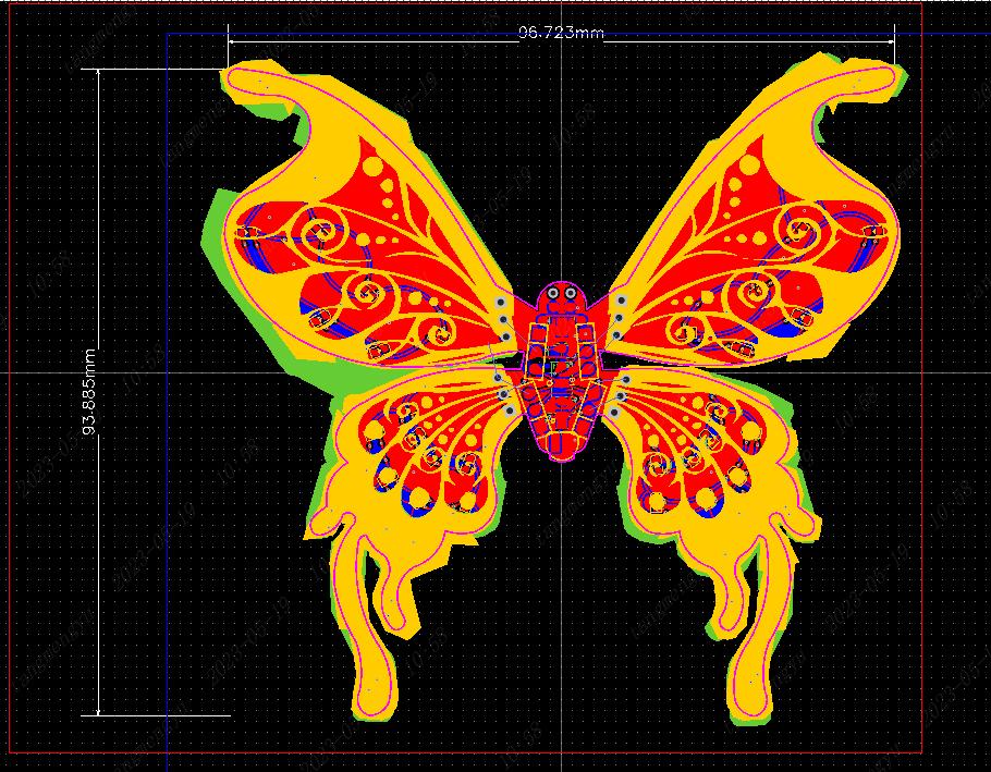 I made a butterfly with 7 cents chips - iNEWS