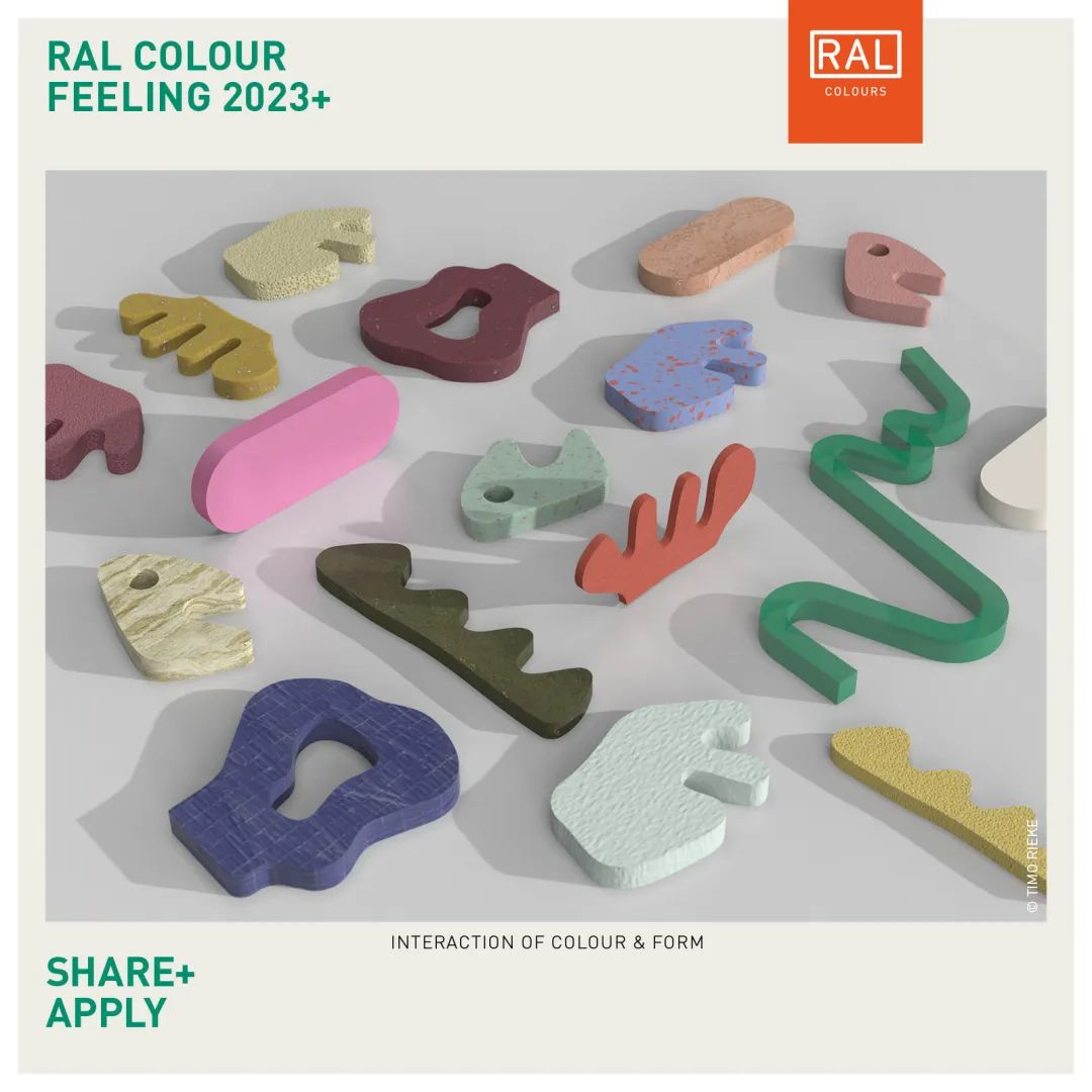 RAL COLOR releases 2023+ color trends themed "Share + Apply" - iNEWS