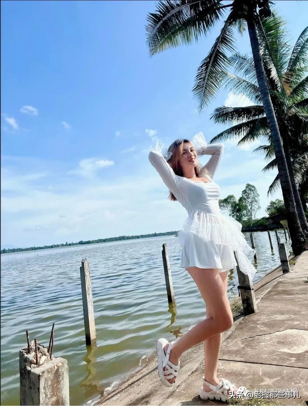 The invincible lady from Laos, she is the second in Laos and no one ...