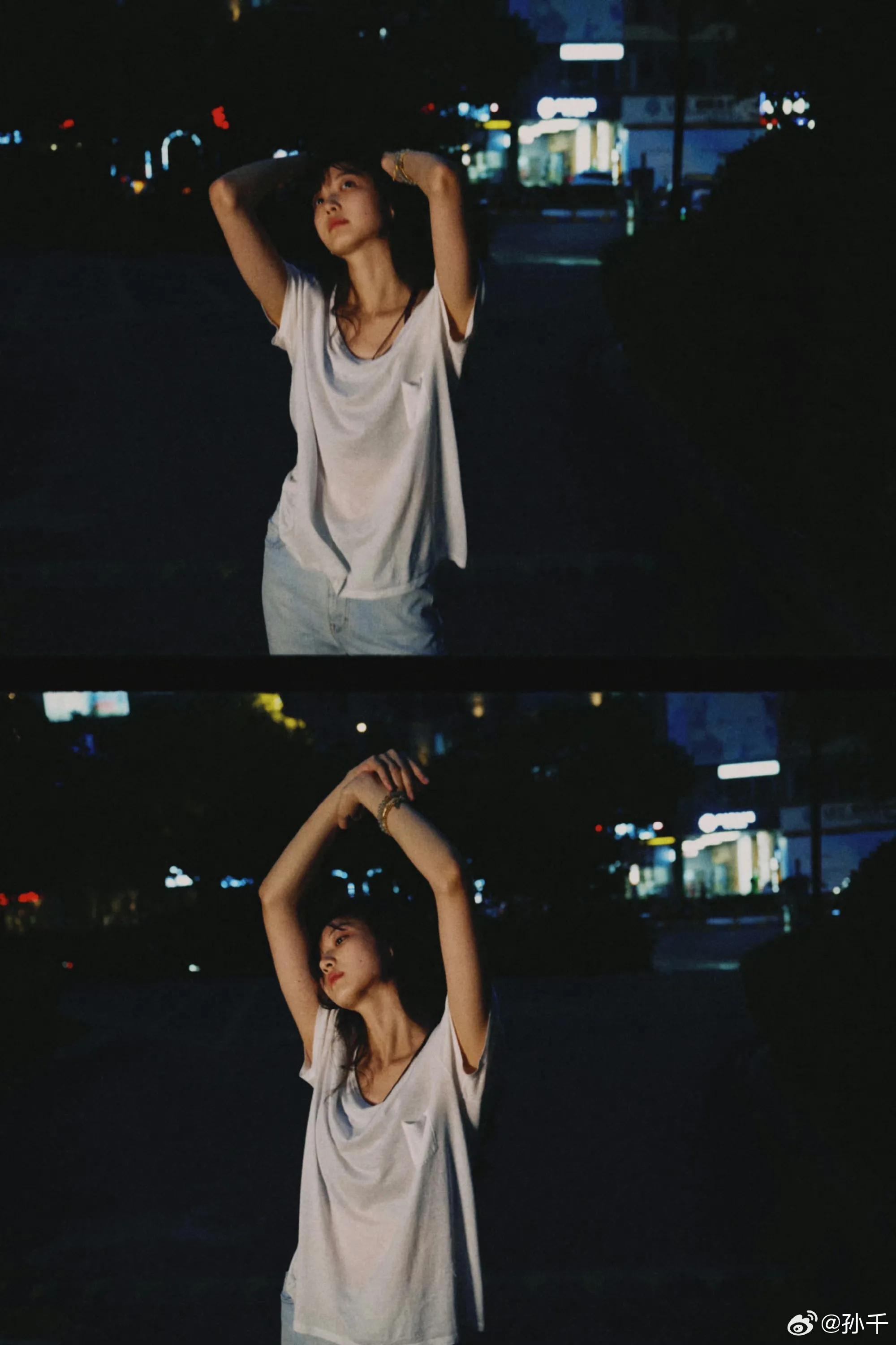 Sun Qian is really an atmospheric beauty, with a casual style and a ...