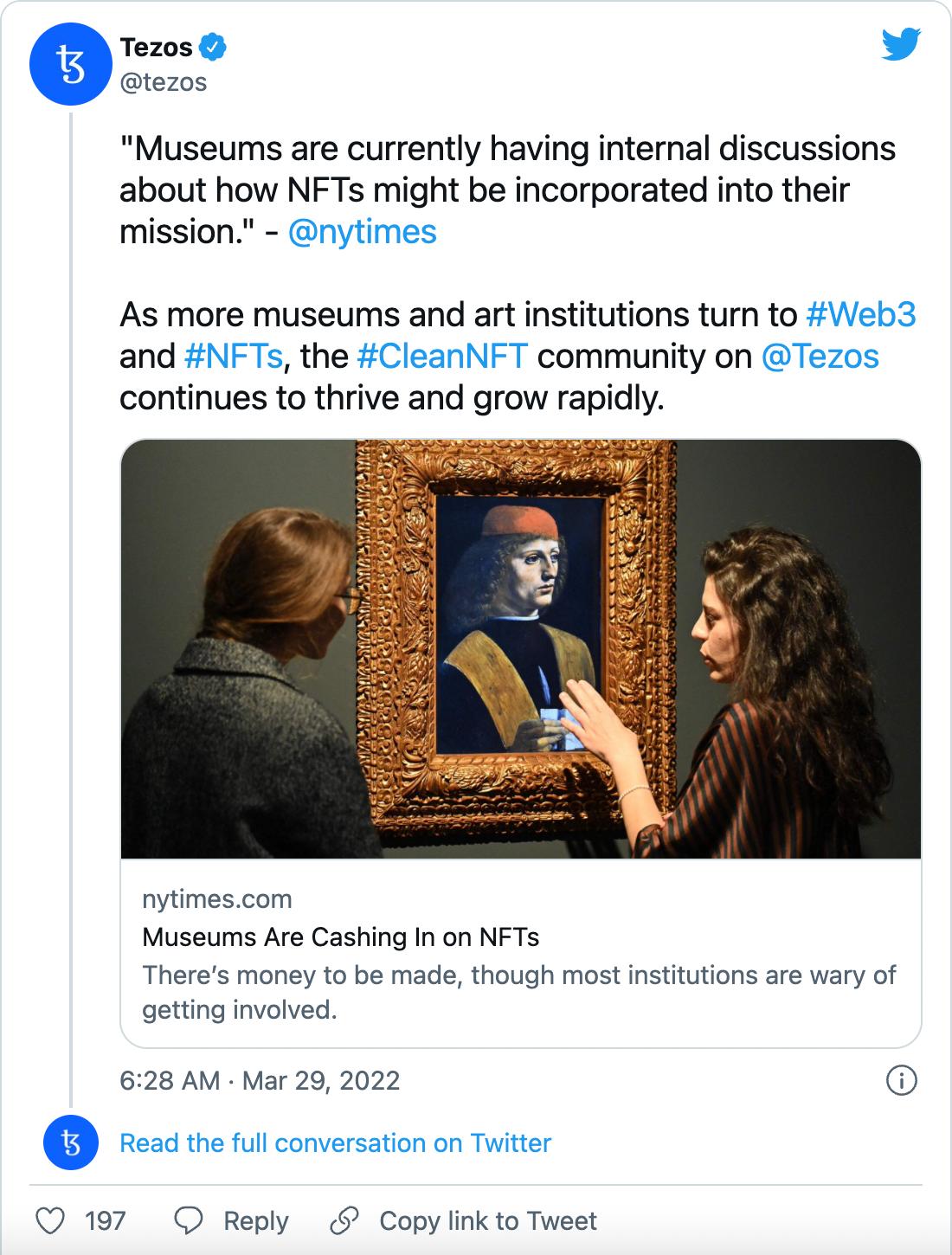 Tezos rises in NFT circles; Polygon unveils new zero-knowledge ...