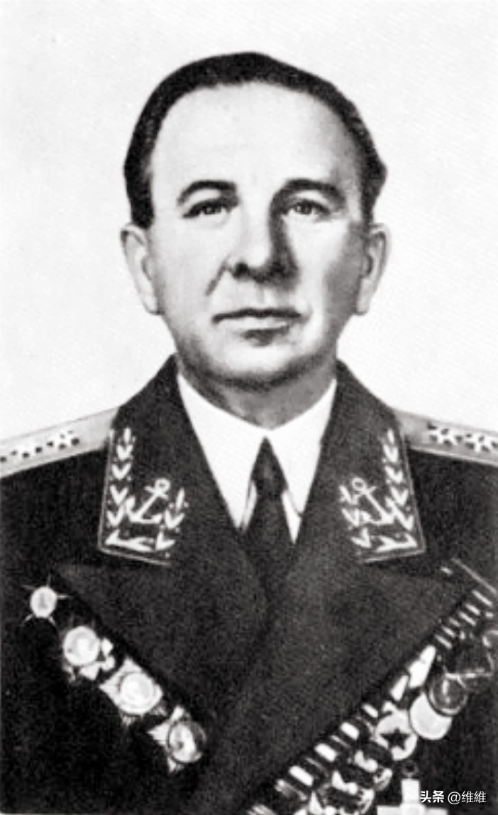 World War II Soviet Union six naval fleet commanders, three are ...