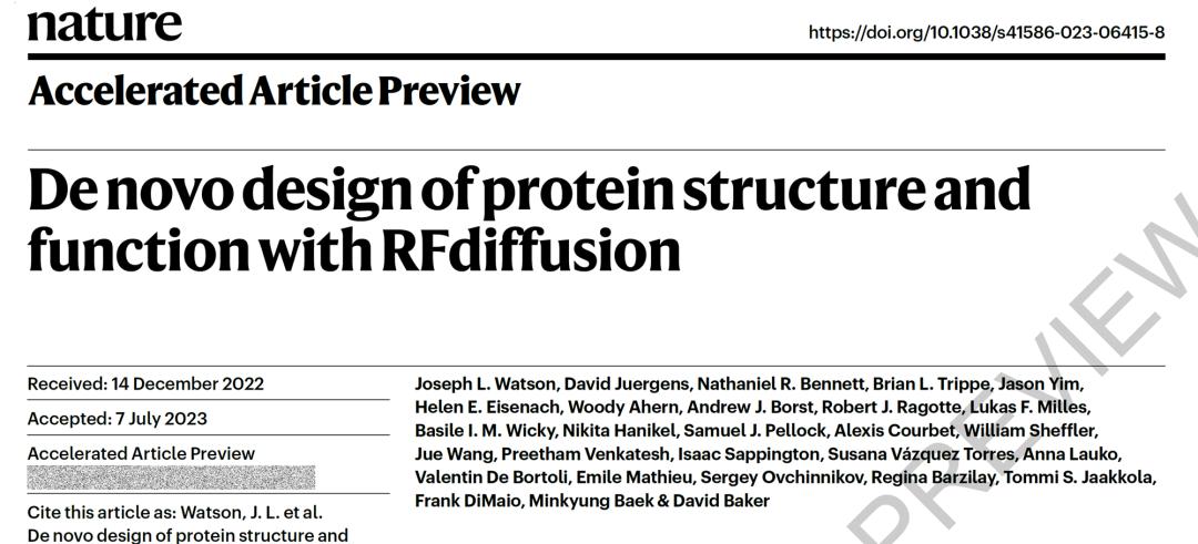 De novo design of diverse functional proteins using the diffusion model ...