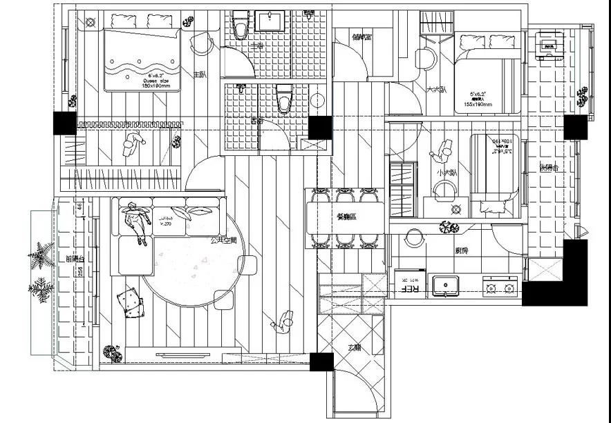 Her house is only 86 square meters, but the space has been doubled by ...