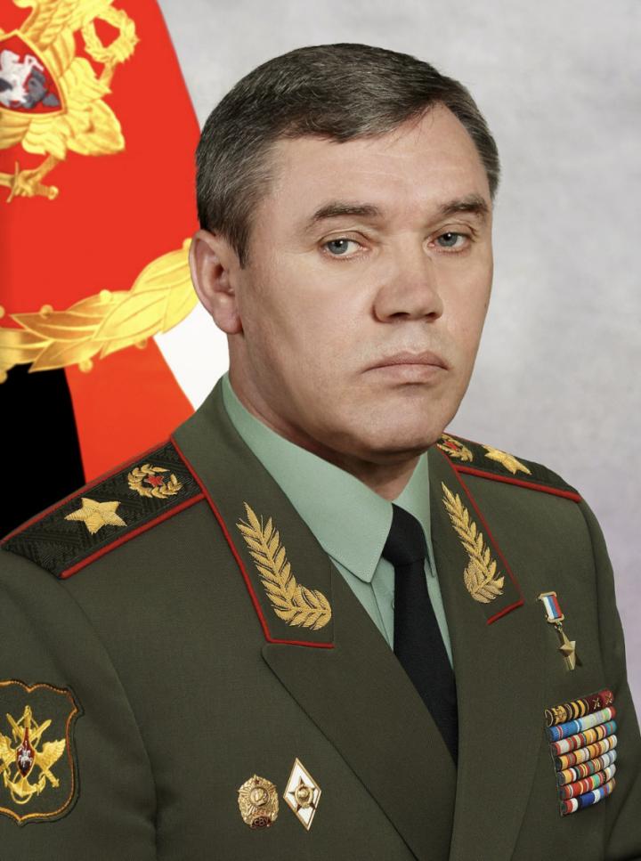 The unsmiling Russian Chief of General Staff Gerasimov was overthrown ...