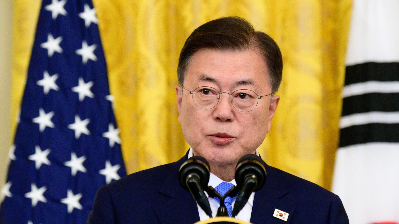 The United States, Japan and South Korea issued a statement against ...