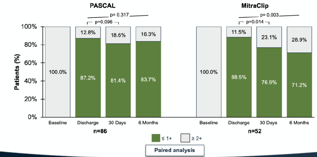 PASCAL device effectively reduces MR and expands treatment options for patients with ...