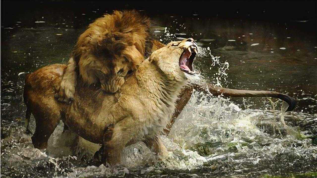 When lions are mating, why does the male lion bite the lioness? Is it ...