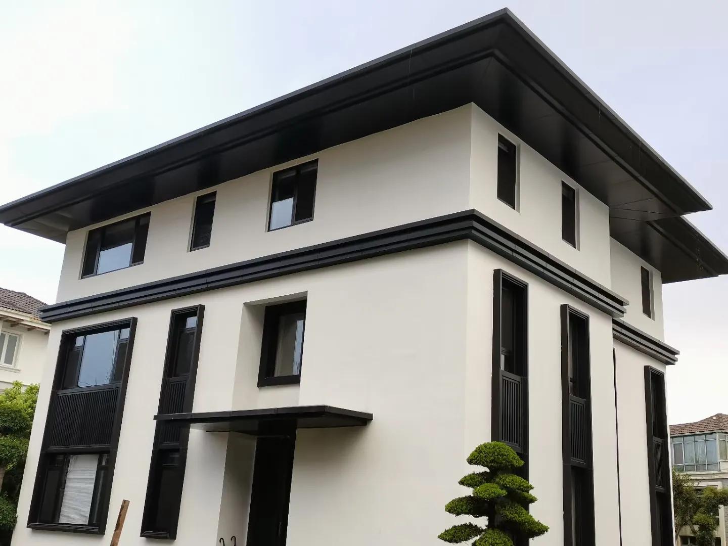 Villa eaves aluminum veneer decoration with various effects - iNEWS