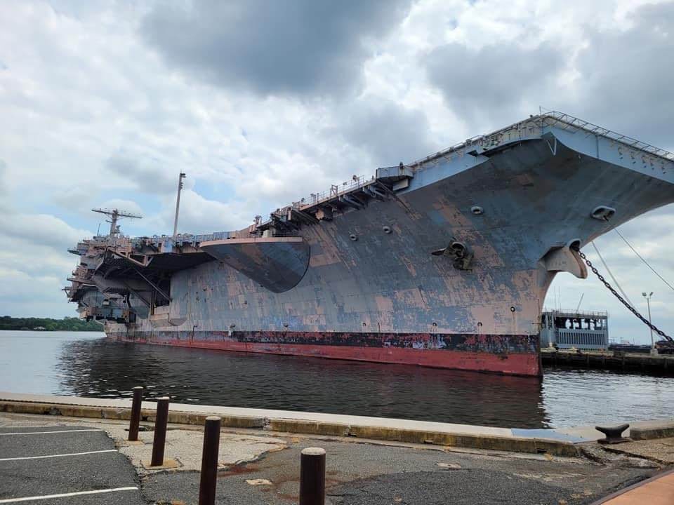 Why was the Kitty Hawk completely demolished and not sold to other ...