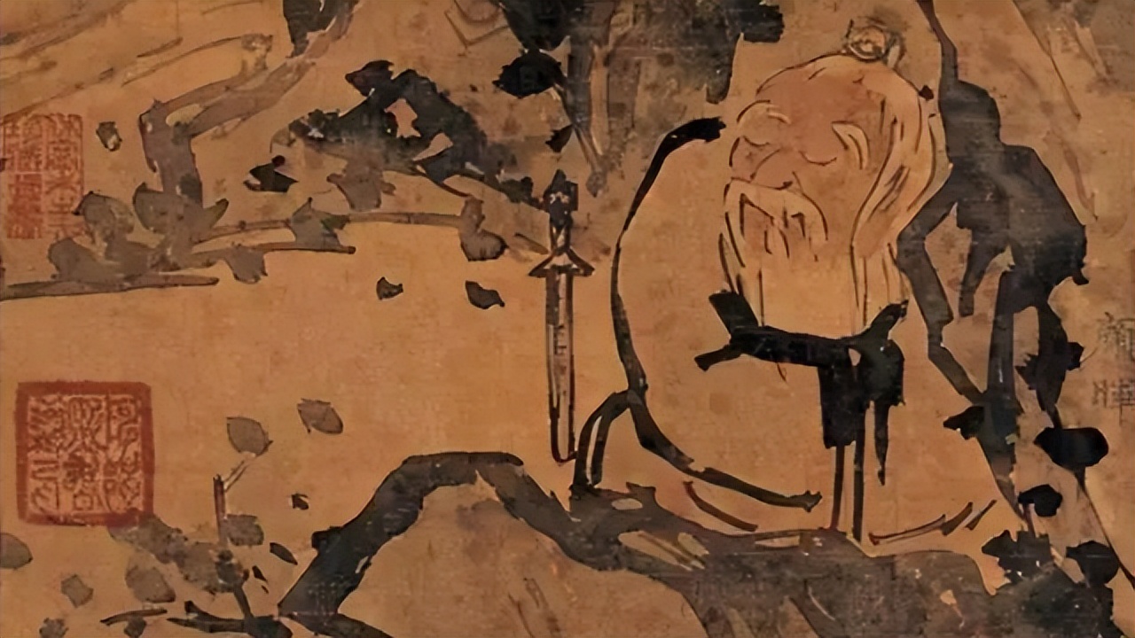 Yan Hui, a mudslide painter in the Yuan Dynasty, painted Taoist ...