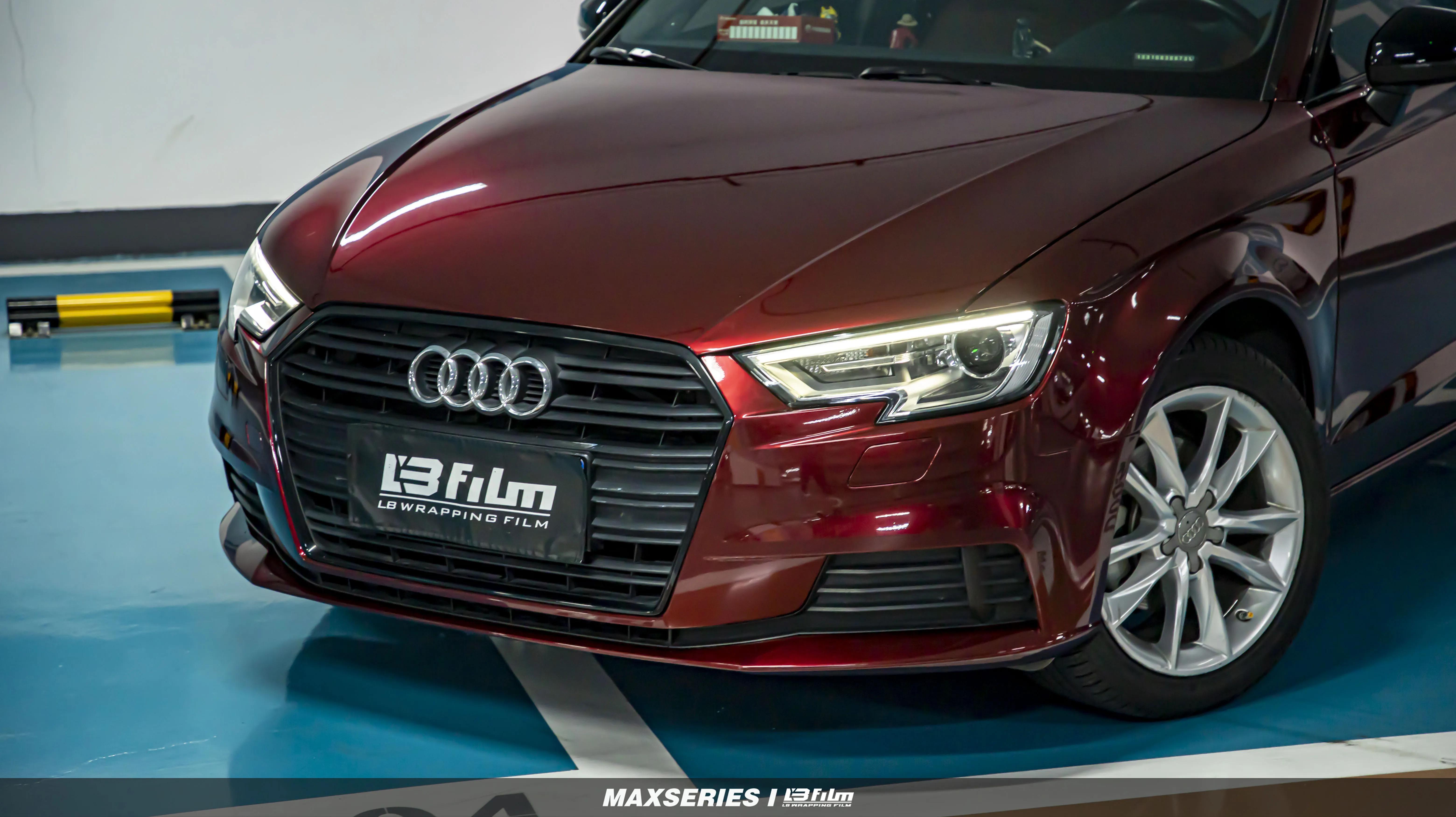 Audi A3 full car stickers LBFILB color change film liquid metal dragon ...