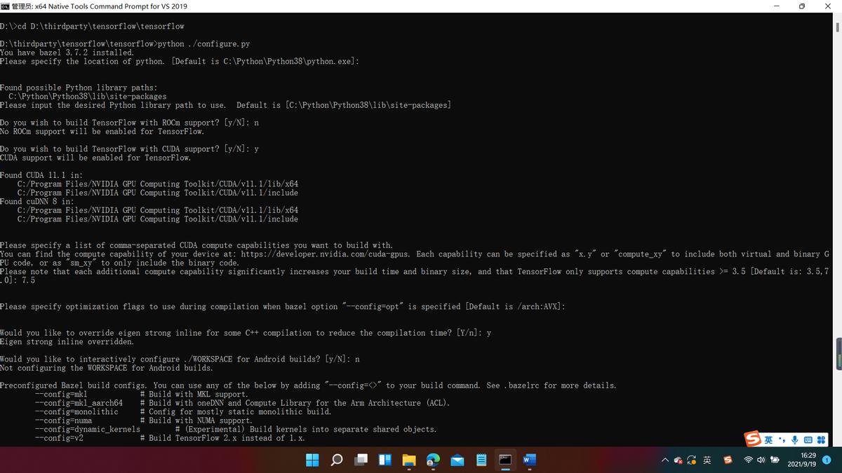 C++ compilation of TensorFlow source code in Windows environment - actual combat and pit ...