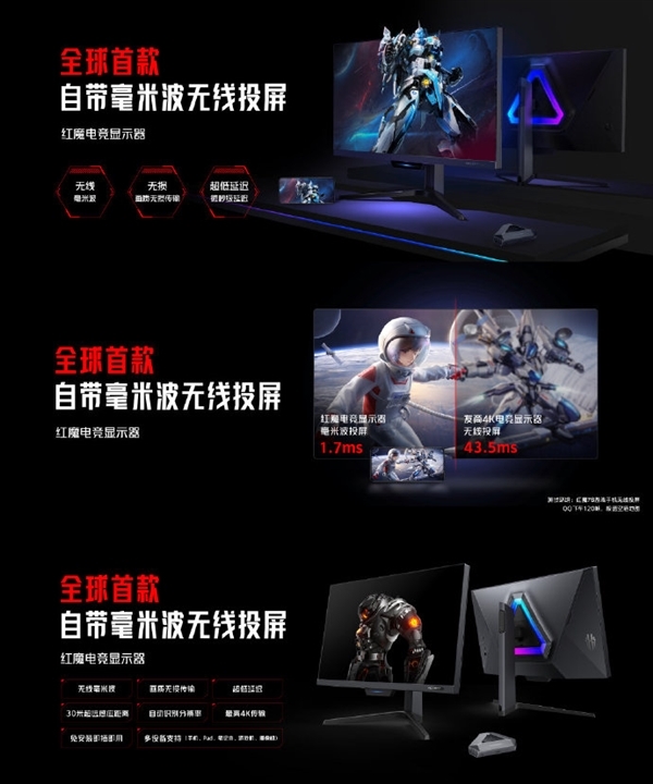 The Red Devils gaming monitor is here: the world's first 27-inch 4K ...