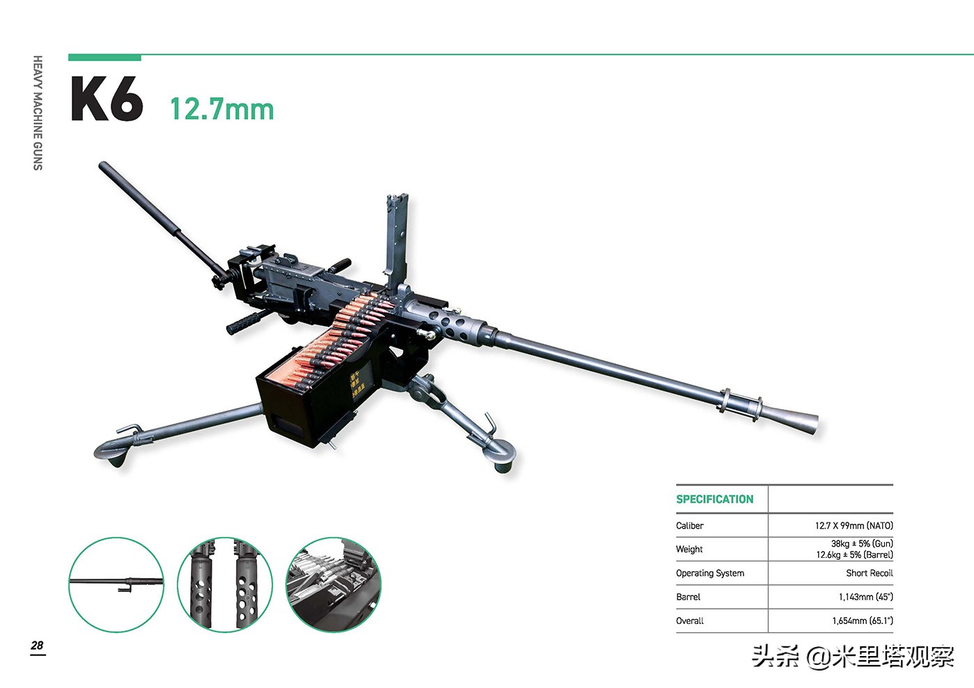 South Korean K6 heavy machine gun - iNEWS