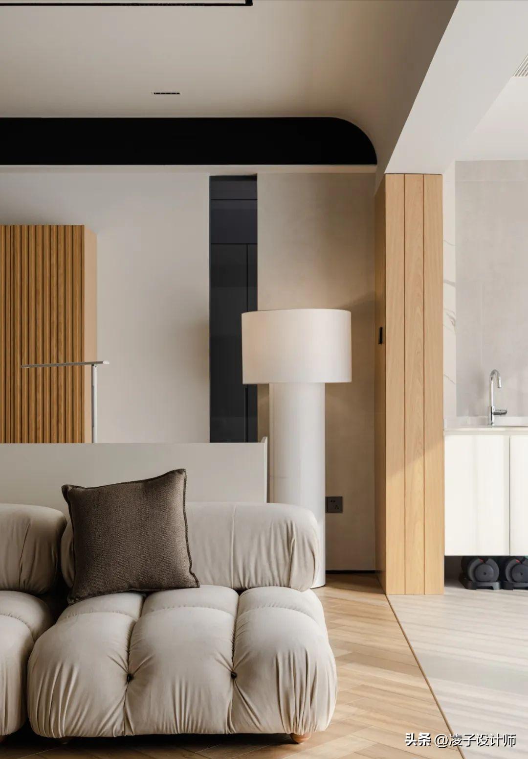 140 square meters of warm, comfortable and natural simple three-bedroom ...