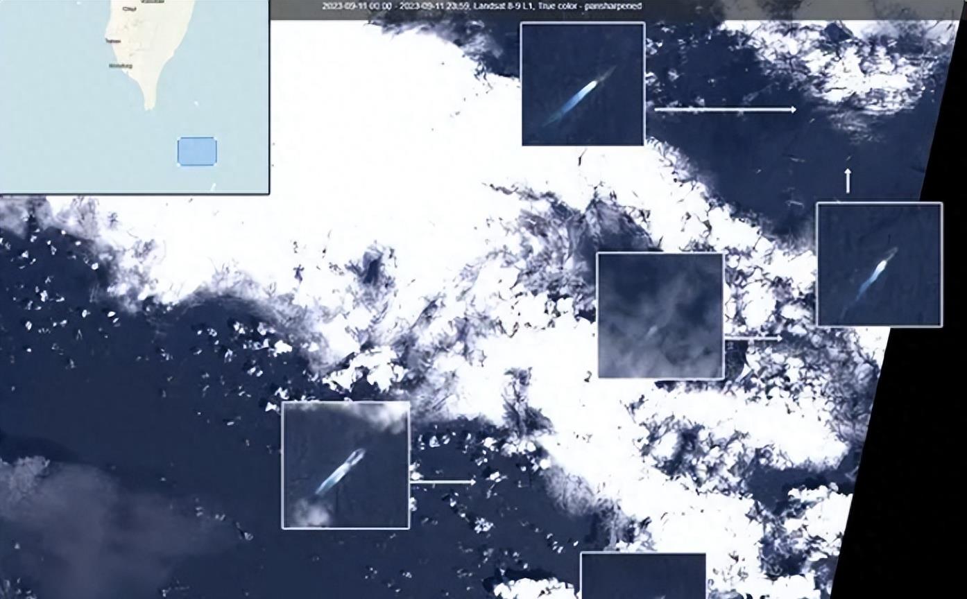 The US military rushed towards the Yellow Sea, and the satellite ...