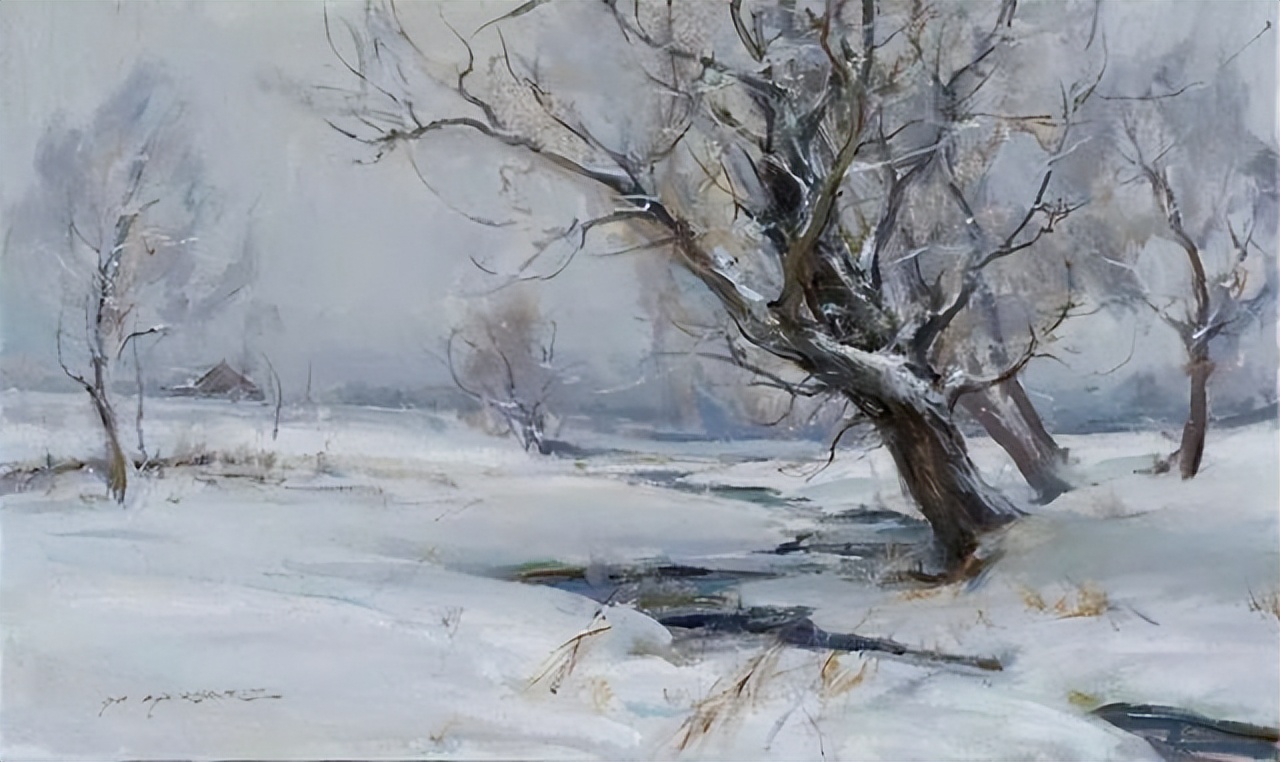 The oil painting landscape of American painter Daniel F.Gerhartz is so ...