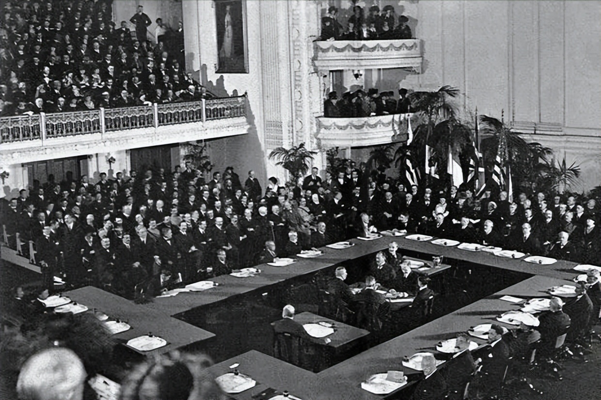 At the Paris Peace Conference, Britain competed with the United States ...