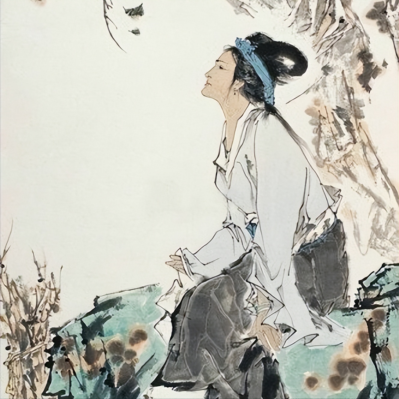 Du Fu lay on his pillow in Kuizhou, sighing alone, who can sing with ...